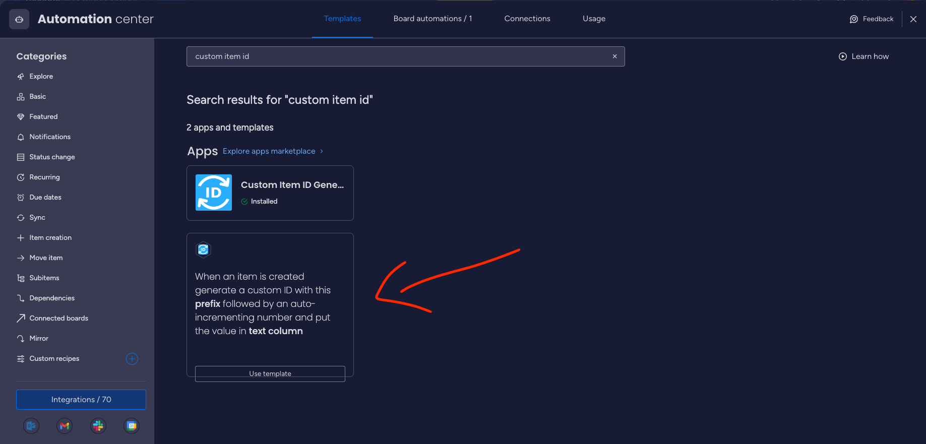 Custom Item ID Generator - Boost Add-Ons